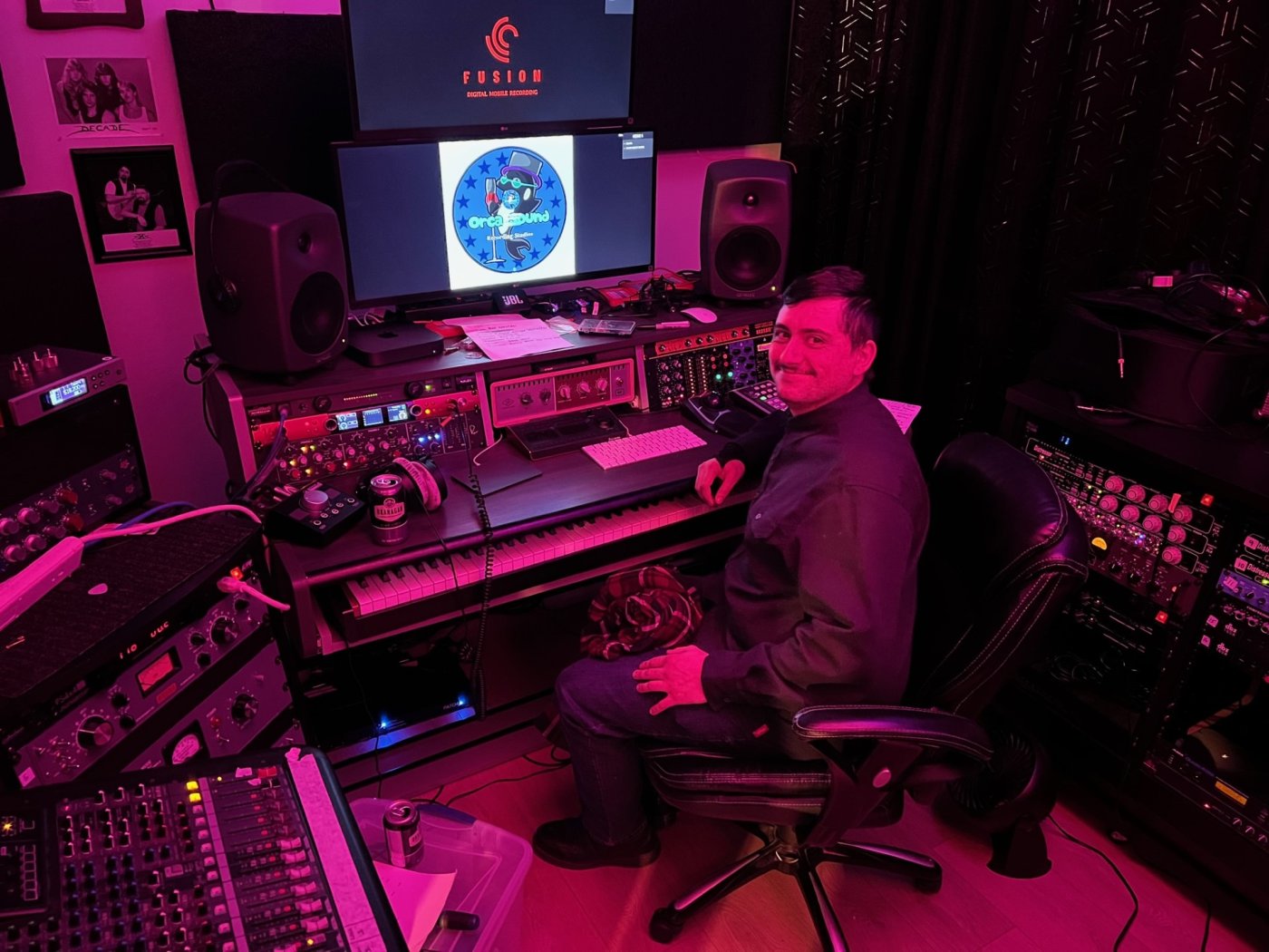 STUDIO DESK w CHAZ.jpg | Soundloop Pro Audio & Music Production Forum